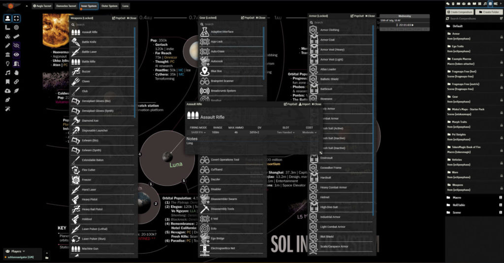 Let's Explore Eclipse Phase on Foundry VTT - Foundry Hub